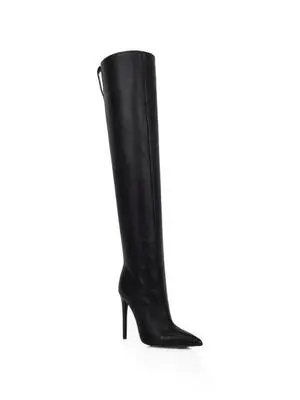 Philipp Plein Nappa-leather High-heel Boots 9 - Black