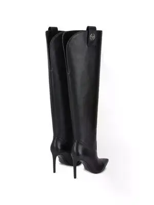 Philipp Plein Nappa-leather High-heel Boots 9