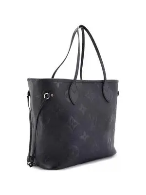 LOUIS VUITTON Neverfull Nm Monogram Empreinte Giant Mm Tote Bag - Black