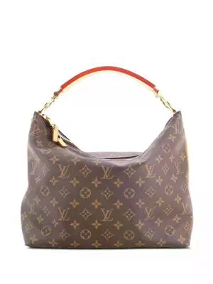 LOUIS VUITTON Sully Handbag Monogram Canvas Pm Hobo Bag
