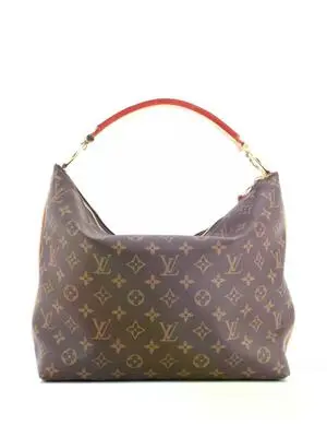 LOUIS VUITTON Sully Handbag Monogram Canvas Pm Hobo Bag