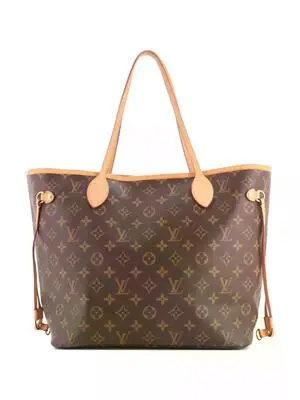 LOUIS VUITTON Neverfull Monogram Canvas Mm Tote Bag - Brown