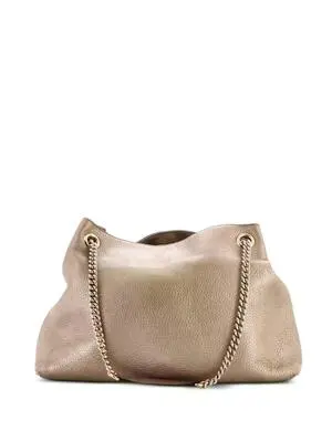 Gucci Soho Chain Strap Leather Medium Shoulder Bag - Gold
