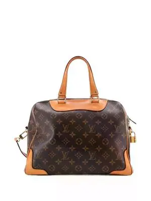LOUIS VUITTON Retiro Nm Handbag Monogram Canvas And Leather Satchel - Brown