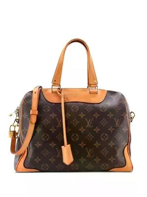 LOUIS VUITTON Retiro Nm Handbag Monogram Canvas And Leather Satchel - Brown