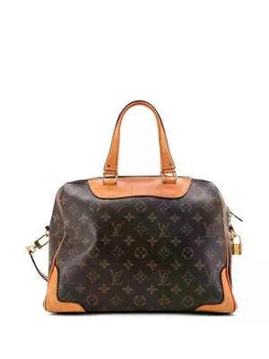LOUIS VUITTON Retiro Nm Handbag Monogram Canvas And Leather Satchel - Brown