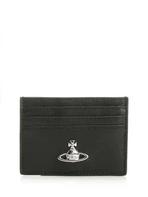 VIVIENNE WESTWOOD Orb Card Holder - Black