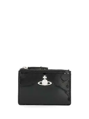 VIVIENNE WESTWOOD Slim Long Card Holder - Black