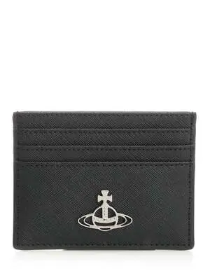 VIVIENNE WESTWOOD Flat' Card Holder - Black
