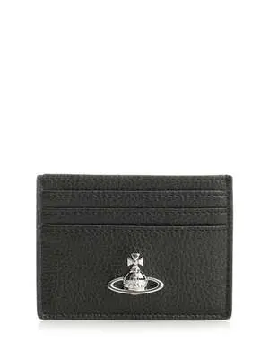 VIVIENNE WESTWOOD Flat Card Holder - Black