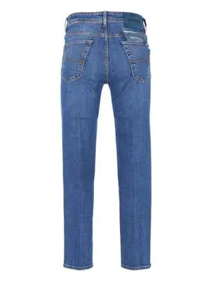 Jacob Cohen Five-pocket Slim Fit Cropped Jeans Scott