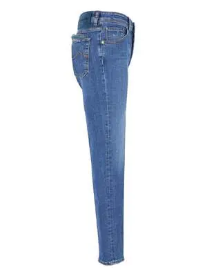 Jacob Cohen Five-pocket Slim Fit Cropped Jeans Scott