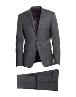 Emporio Armani Suit Charcoal Size Wool, Polyamide, Elastane - Grey