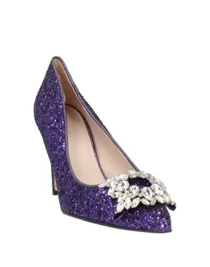 Cosmoparis Pumps Size Textile Fibers - Purple