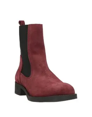 Steve Madden Ankle Boots Burgundy Size Leather - Red