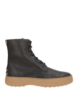 TOD'S Ankle Boots Size Leather - Black