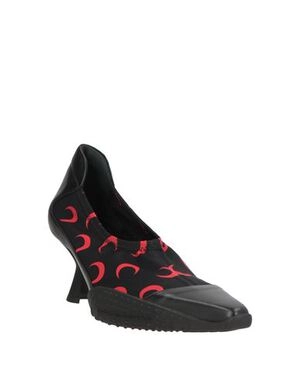 MARINE SERRE Pumps Size Leather, Textile Fibers