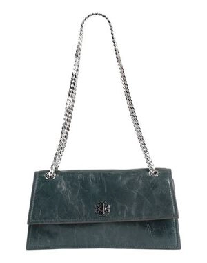 Tory Burch Shoulder Bag Deep Teal Leather - Green