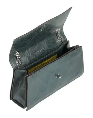 Tory Burch Shoulder Bag Deep Teal Leather - Green