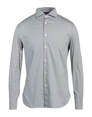 EMPORIO ARMANI Man Shirt Black Size Xl Cotton, Elastane
