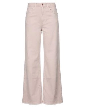 European Culture Pants Size Cotton, Elastane - Beige