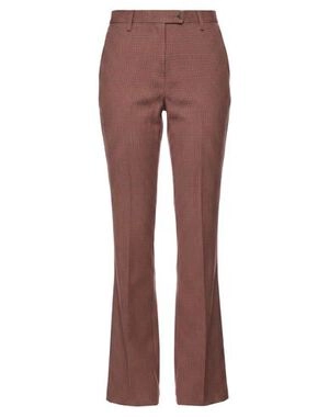 Aspesi Pants Burgundy Size Virgin Wool, Elastane