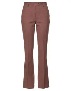 Aspesi Pants Burgundy Size Virgin Wool, Elastane