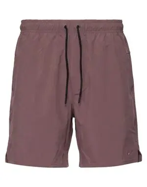 Nike Shorts & Bermuda Shorts Mauve Size Polyester, Elastane