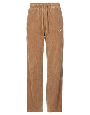 Nike Pants Light Brown Size Cotton, Polyester, Elastane - Beige