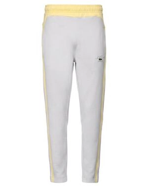 Lacoste Man Pants Light Grey Size 2 Cotton, Polyester Light Grey