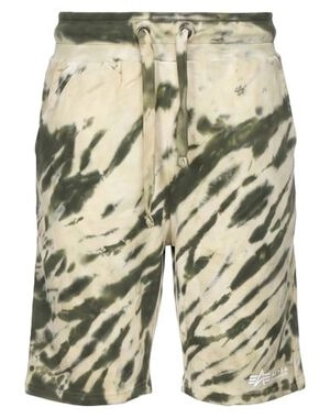 Alpha Industries Shorts & Bermuda Shorts Military Size Cotton, Polyester - Green