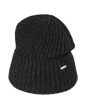 Armani Exchange Hat Size Polyamide, Wool, Viscose, Metallic Fiber, Cashmere - Black