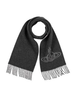 VIVIENNE WESTWOOD 25x180 Scarf Scarf Wool - Charcoal