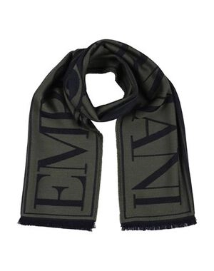 Emporio Armani Scarf Midnight Virgin Wool - Green