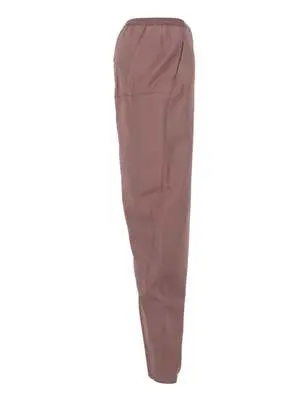 Rick Owens Soft Pillar Long Skirt In Stretch Wool