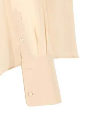 Fendi Parchment-colored Georgette Shirt - Cream