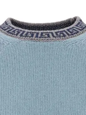 Versace Wool And Cashmere Crew-neck Sweater