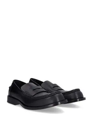 Loewe Bobine Moccasin In Shiny Calfskin