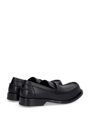 Loewe Bobine Moccasin In Shiny Calfskin