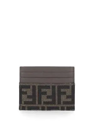 Fendi Ff Card Holder - Blue