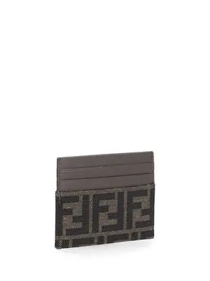 Fendi Ff Card Holder - Blue