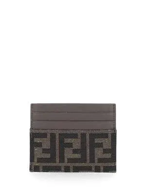 Fendi Ff Card Holder - Blue