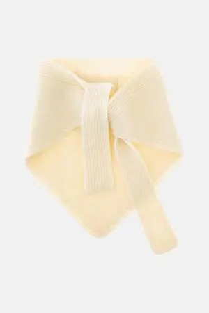 Jacquemus LE CHALE GROS GRAIN Bianco