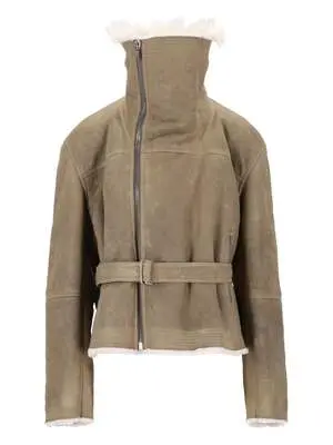 Rick Owens Tower Suede Jacket