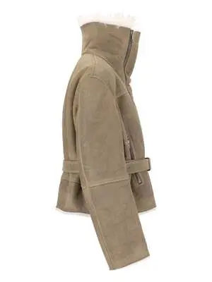 Rick Owens Tower Suede Jacket