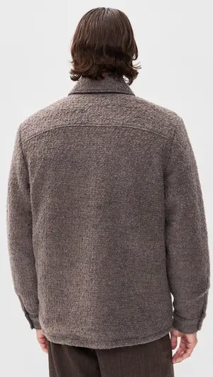 WAX LONDON Mount Bobble Wool Reversible Shacket