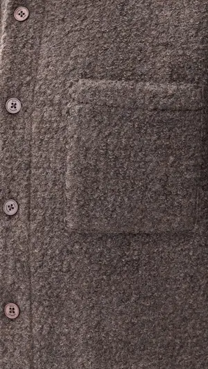 WAX LONDON Mount Bobble Wool Reversible Shacket