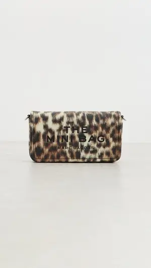 Marc Jacobs Leather Mini Bag In Leopard