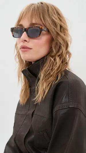 ELISA JOHNSON Alix Sunglasses - Brown Tortoise