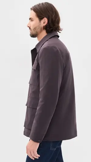 WAX LONDON Fairfax Tech Canvas Field Jacket